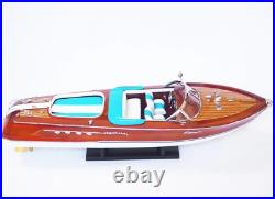 21 Riva Aquarama Model Boat, Handcrafted Wooden Ship Model, Italian ...