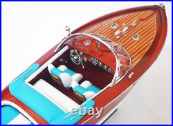 21 Riva Aquarama Model Boat, Handcrafted Wooden Ship Model, Italian ...