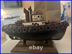 Vintage Wooden Ship Model Jenny Lee Tug Measure 10 X 7 High Good ...